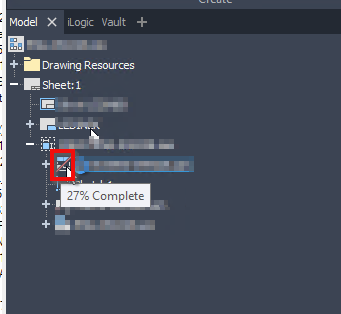 Inventor Task Scheduler freezes when checking in a specific drawing with specific part to Vault