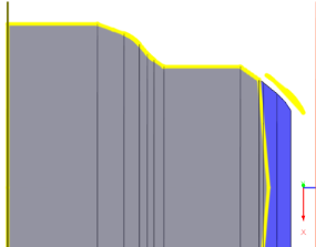 Getting only partial turning "Profile Roughing" toolpath when rest machining using Stock Body in ...