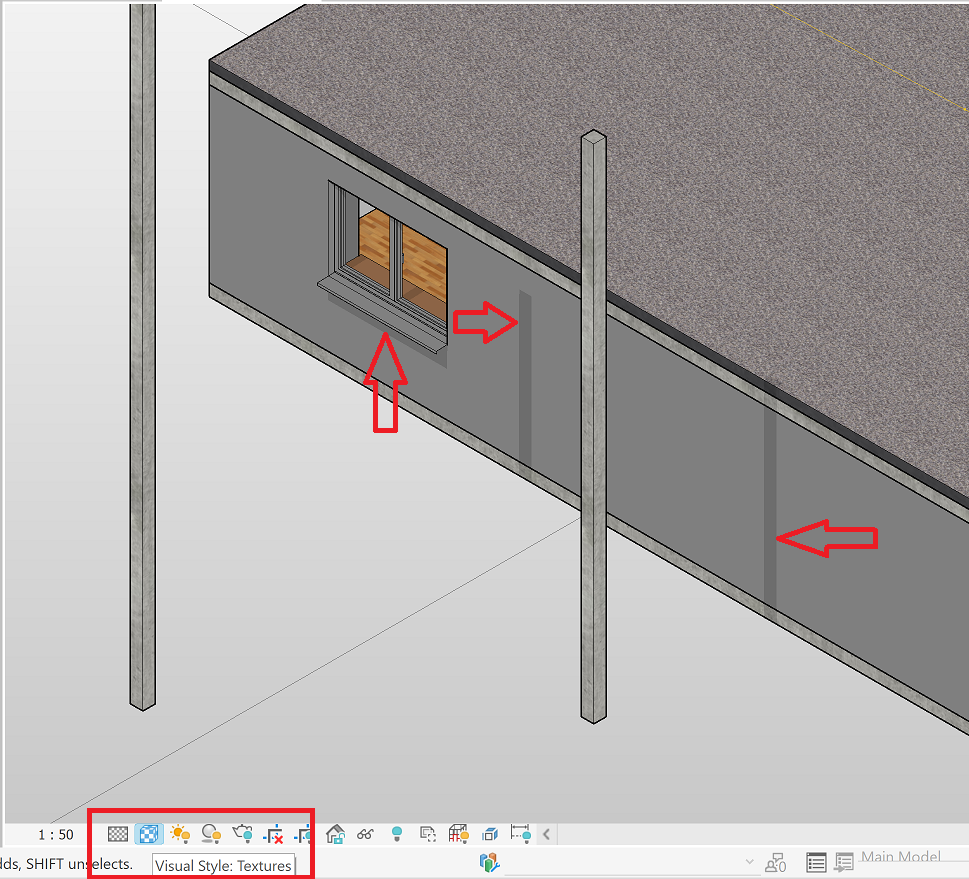 Using Realistic Visual Style, the edges of the shadows are blurred and ...