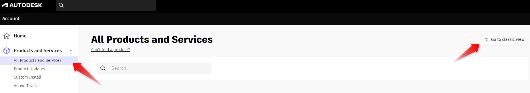 How to find old Inventor update on Autodesk Manage