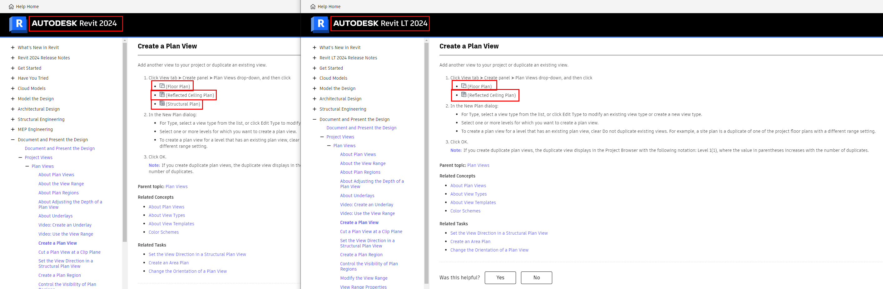 Lack Of Structural Plan View In Revit LT