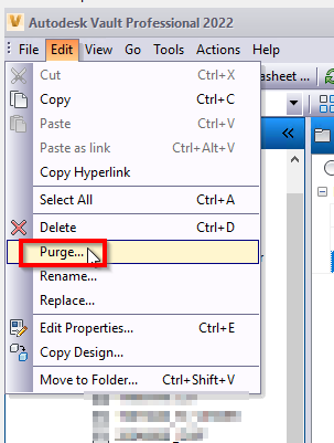 Vault 2025 Help | How to purge versions in Vault | Autodesk