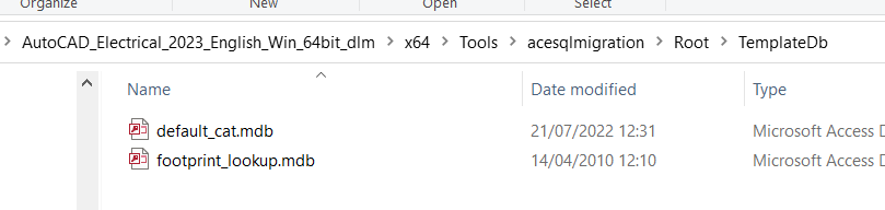 Migrating custom MDB catalog to newer release of AutoCAD Electrical