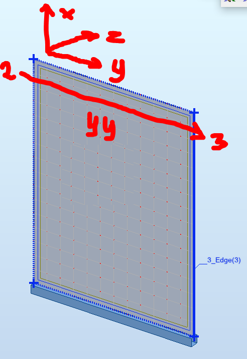 Sign convention for reduced results on panels in Robot Structural Analysis