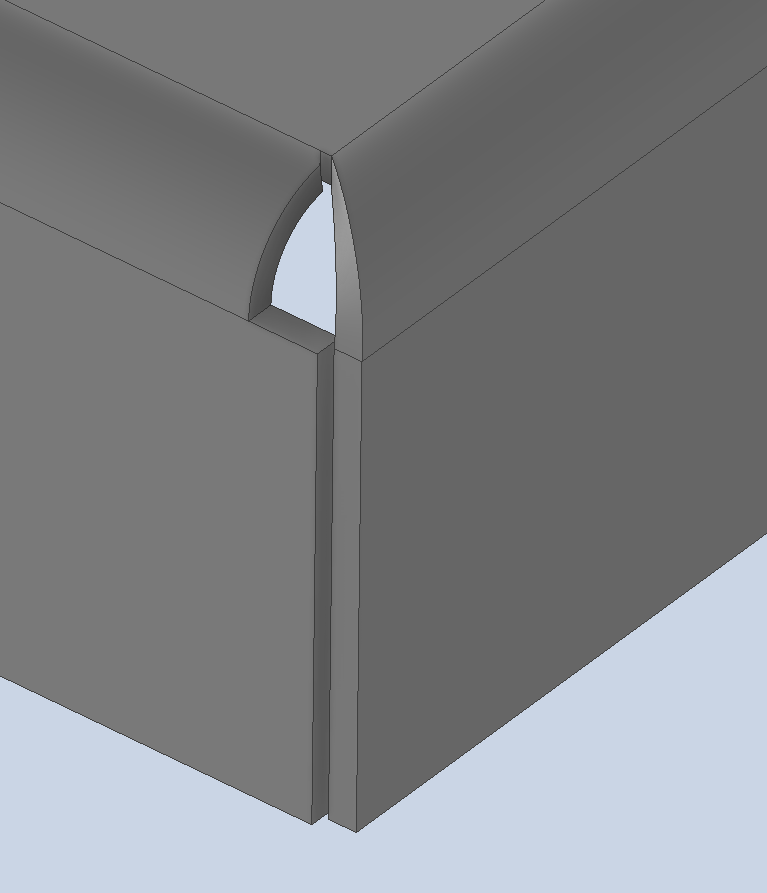 Overlapping Corner Seam is not created as expected in Inventor