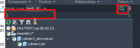 Inventor crashes when using quick find in Vault panel after removing derived part