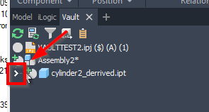 Inventor crashes when using quick find in Vault panel after removing derived part