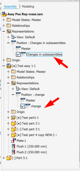Mass of the Assembly in Inventor Drawing displays as N/A after changing positional ...
