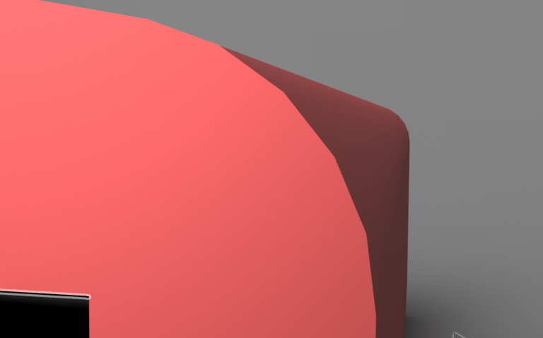 Rendering an arc-shaped detail in Fusion 360 produces short line ...