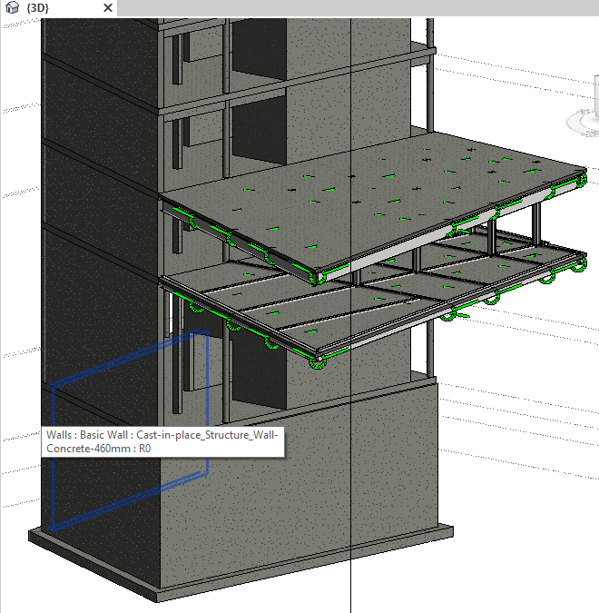 Steel connections appear as green symbol and after that Revit crashes ...