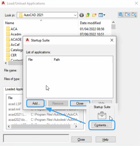 AutoCAD Mechanical でタイトルと履歴一覧のパスをカスタム パスに更新