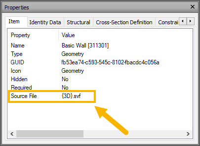 Invalid "Source File" attribute in Coordination Issues Add-in in Navisworks
