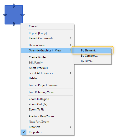 Shadows are not displayed through the Filled region with deselected ...