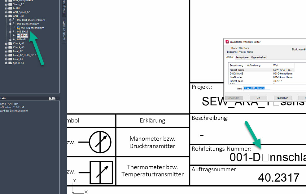 Fonts with special characters show rectangle in the Bill of Materials of isometric drawings in ...