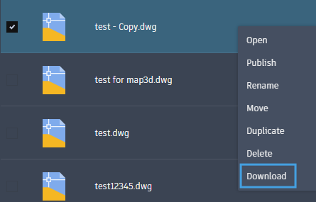 The Storage Location and Saving Method in AutoCAD Web