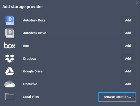 The Storage Location and Saving Method in AutoCAD Web