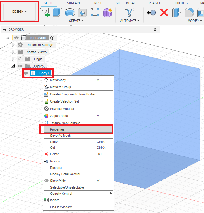 How to find the center of mass in Autodesk Fusion