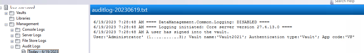 Is there a way to report the number of users logged into Vault?