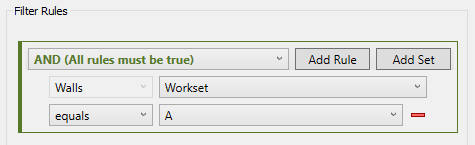 Filters based on rule Worksets "equal to" affect all non workshared RVT ...