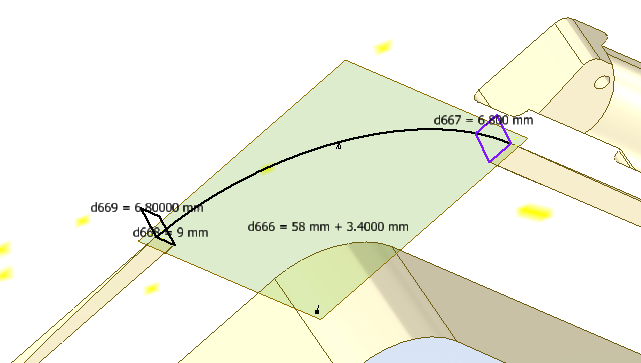How to create a O-ring groove on a contoured surface in Inventor