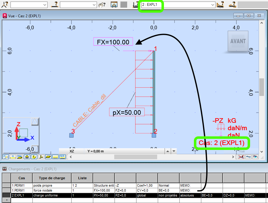 What is specific to the use of cables in a model in Robot Structural ...