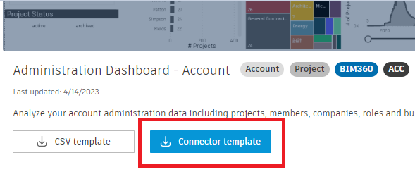 如何在 Power BI 中查看 ACC 或 BIM 360 项目中的数据