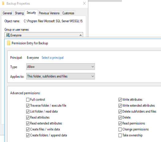 "Failure calling web services.." when running Vault backup