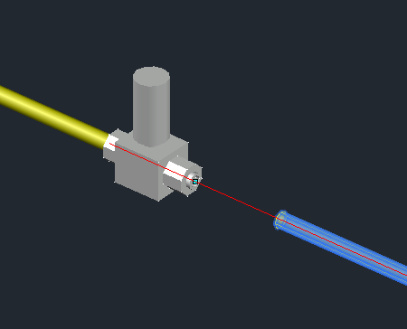 There is a space when connecting a custom block-based component to ...