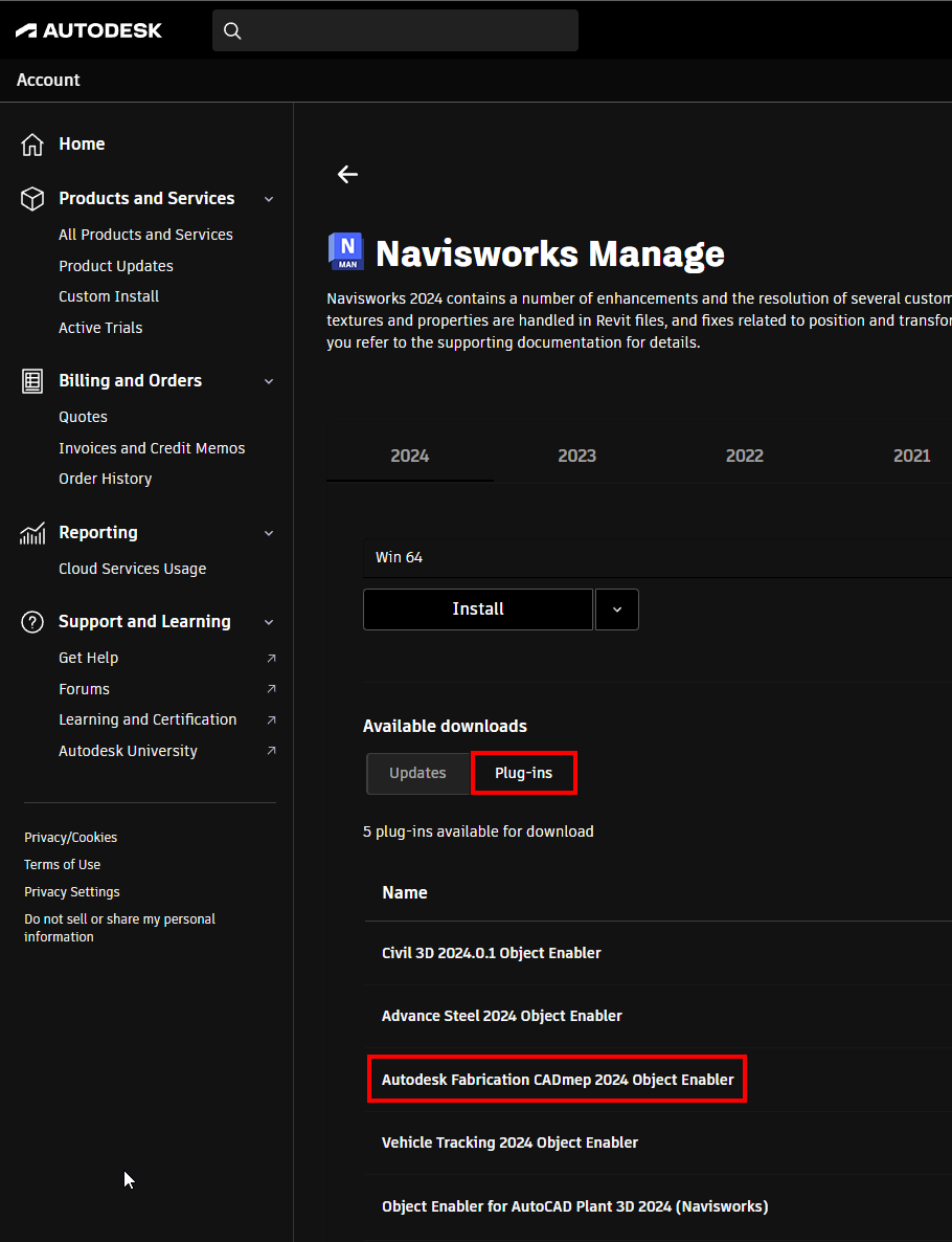 Les éléments de fabrication ne s’affichent pas comme prévu dans Navisworks