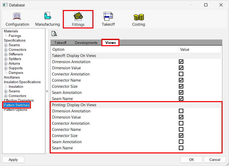 How to display specific annotations on Labels in CAMduct