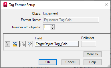 AutoCAD Plant 3D does not check the tag uniqueness if a calculated property is used in the Tag ...