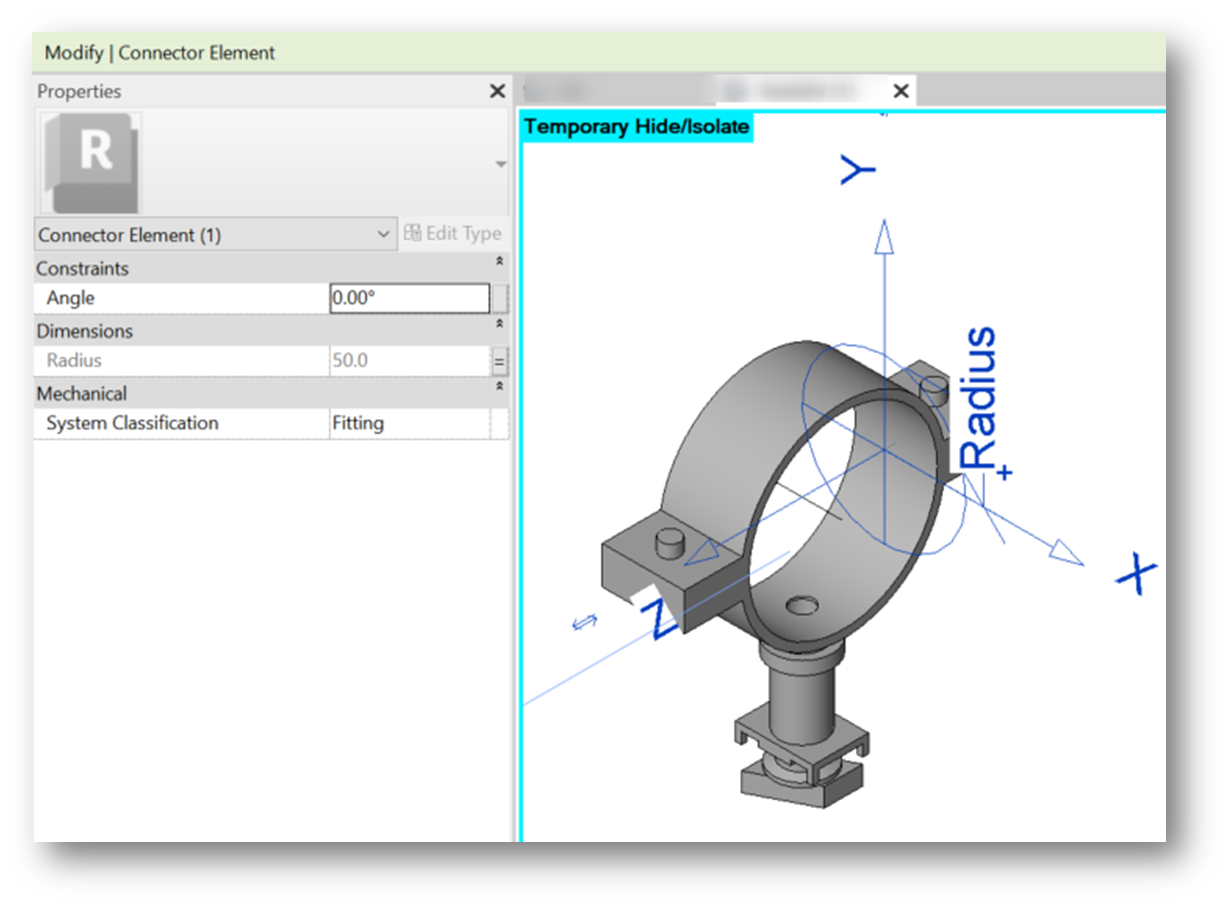 How To Create A Family Of Pipe Fittings That Does Not Split A Pipe In Revit