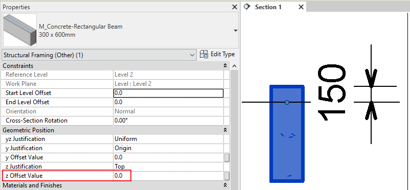 Structural framing behaves incorrectly when editing its height in Revit