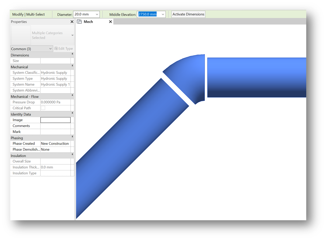 When the size of the pipeline changes from larger to smaller, gaps are ...