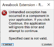 Unable to select rooms by room groups in the Areabook Extension for Revit 2024