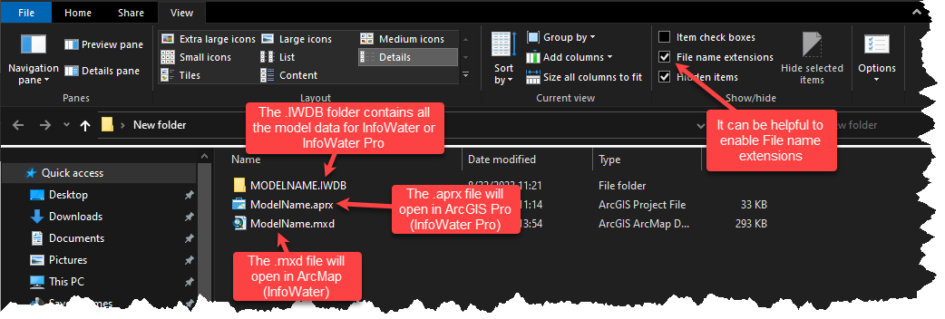 How to send an InfoWater Pro model back to standard InfoWater in ArcMap