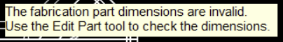 "The fabrication part dimensions are invalid" when inserting an Oval Fabrication part in Revit