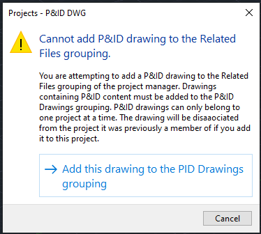 How to add drawings from one project into another but as Related Files ...