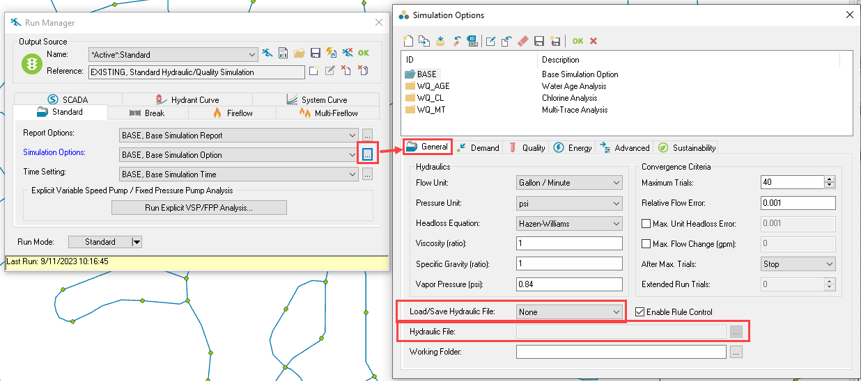 File Error 305 Cannot Open Hydraulics File When Running A Simulation