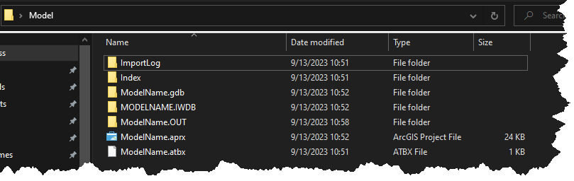 Understanding the InfoWater Pro model directory files