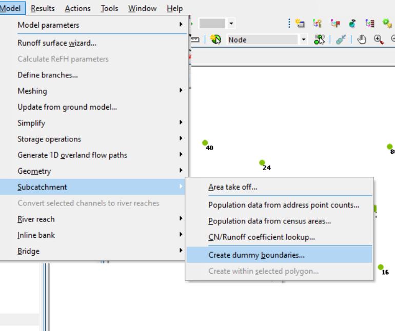 Importing InfoSewer to InfoWorks ICM - Step 1 Import Nodes and Create Subcatchments in the ...