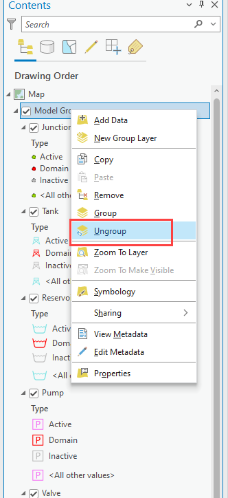 Model layers disappear when Map Display is applied in InfoWater Pro