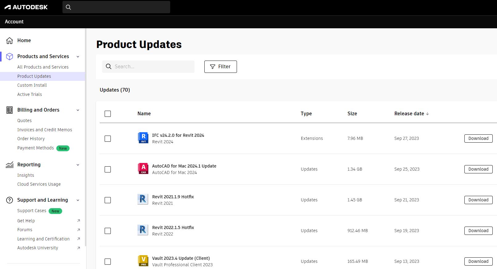 与 Civil 3D 和 AutoCAD Map 3D 一起安装的 Service Pack、Update 或 Hotfix