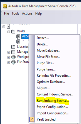 Revit cannot load family files "rfa" from Vault