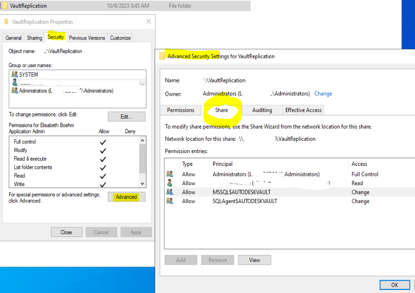 "Credential Validation.. User does not appear to have read access ..." when adding a new Vault ...