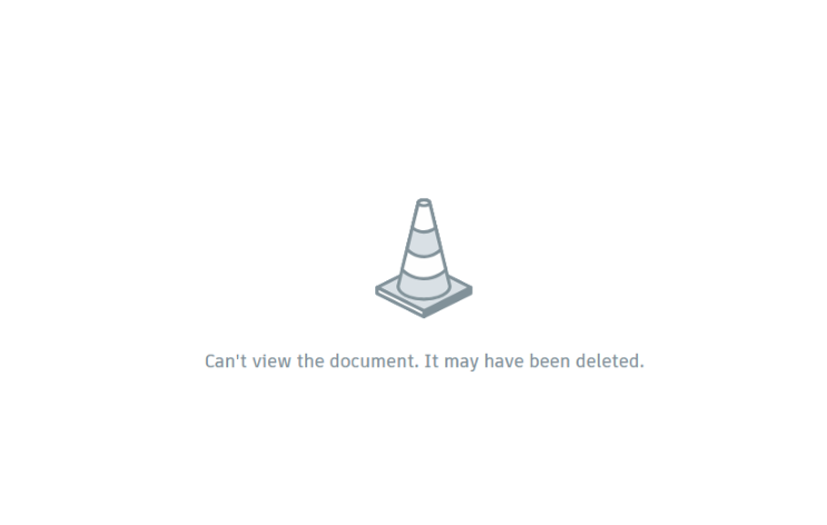 Cant View The Document It May Have Been Deleted Error Appear While Trying To Open File In