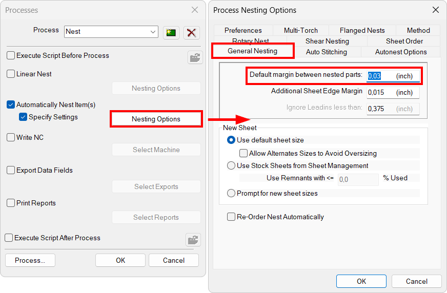 Insulation parts overlapping when nested in CAMduct