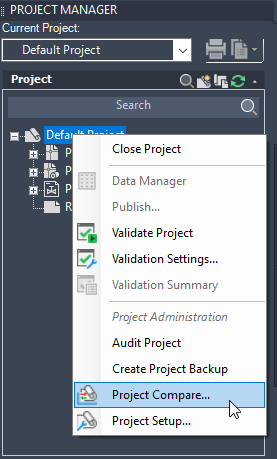 How to create a project copying the settings from an existing project but having different units ...