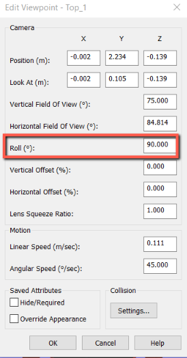 Viewpoint rotates 90 degrees after making unrelated changes in the Edit ...