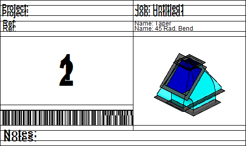 Labels overlap on each other when printed from CAMduct
